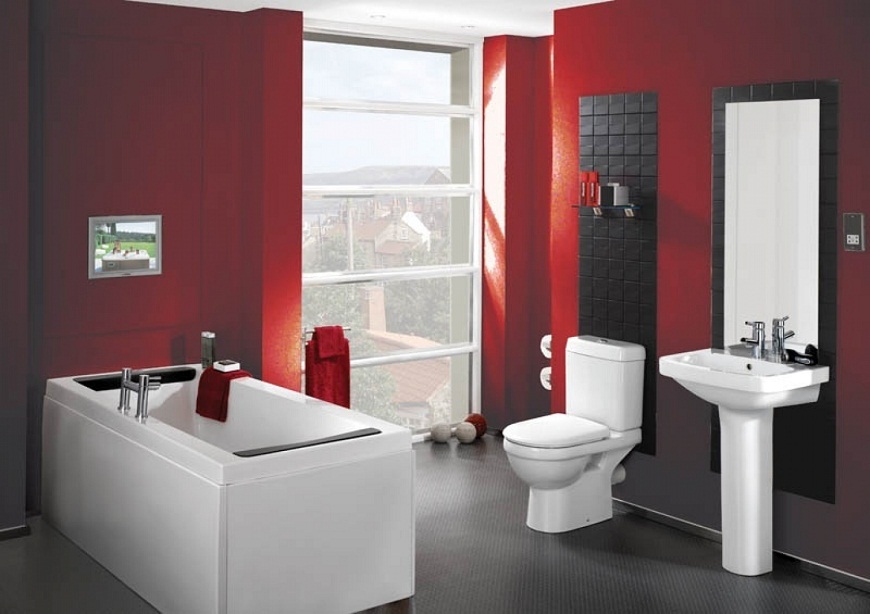Top 10 Stunning Red Interior Design Ideas for Luxury Bathrooms