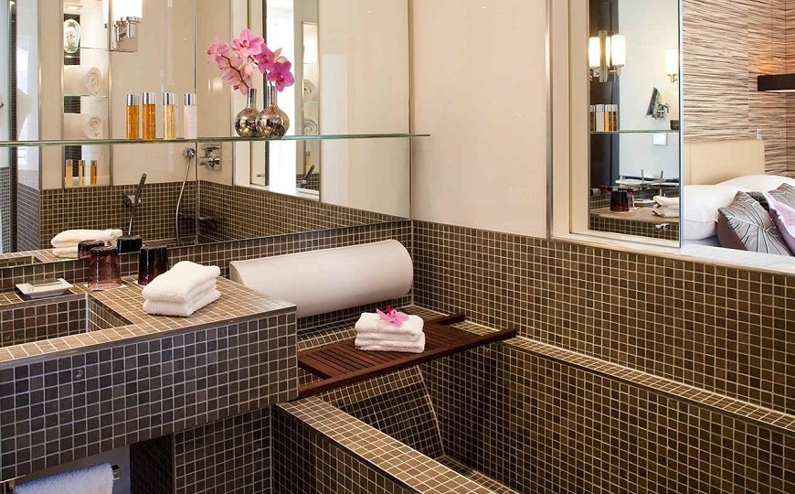 Refined Luxury Bathrooms At Radisson Blu 1835 Hotel & Thalasso Cannes