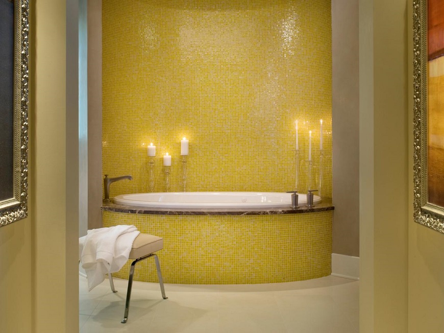 21 Yellow Luxury Bathrooms To Brighten Up Your Home