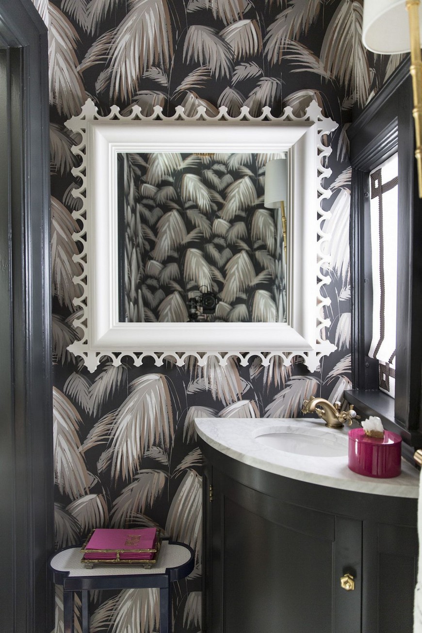 Design Inspirations: Help Yourself to a Cluster of Bold Powder Rooms