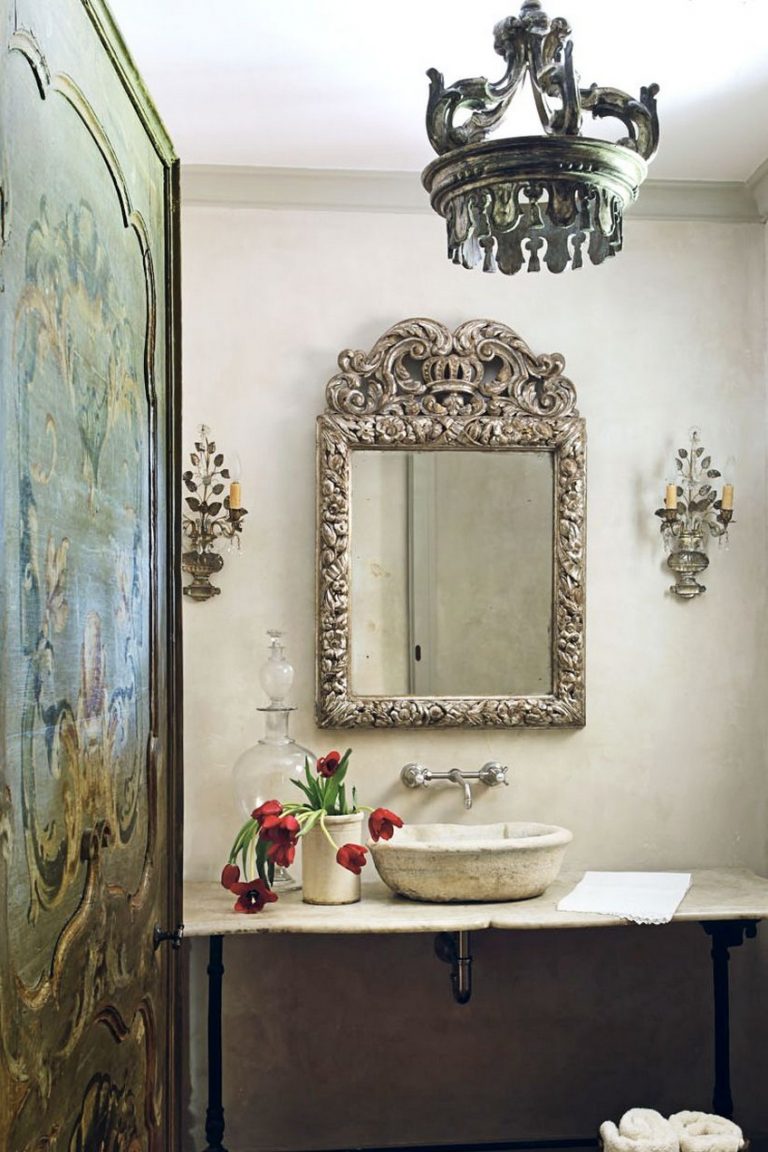 Discover Powder Room Ideas Featuring Innovative Wall Mirror Designs