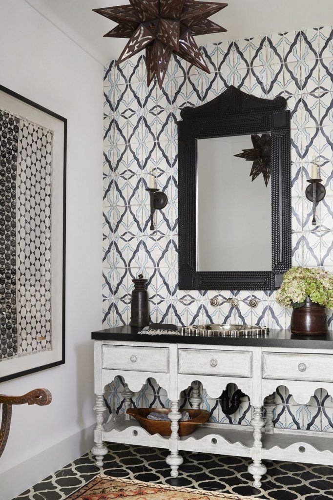 Discover Powder Room Ideas Featuring Innovative Wall Mirror Designs